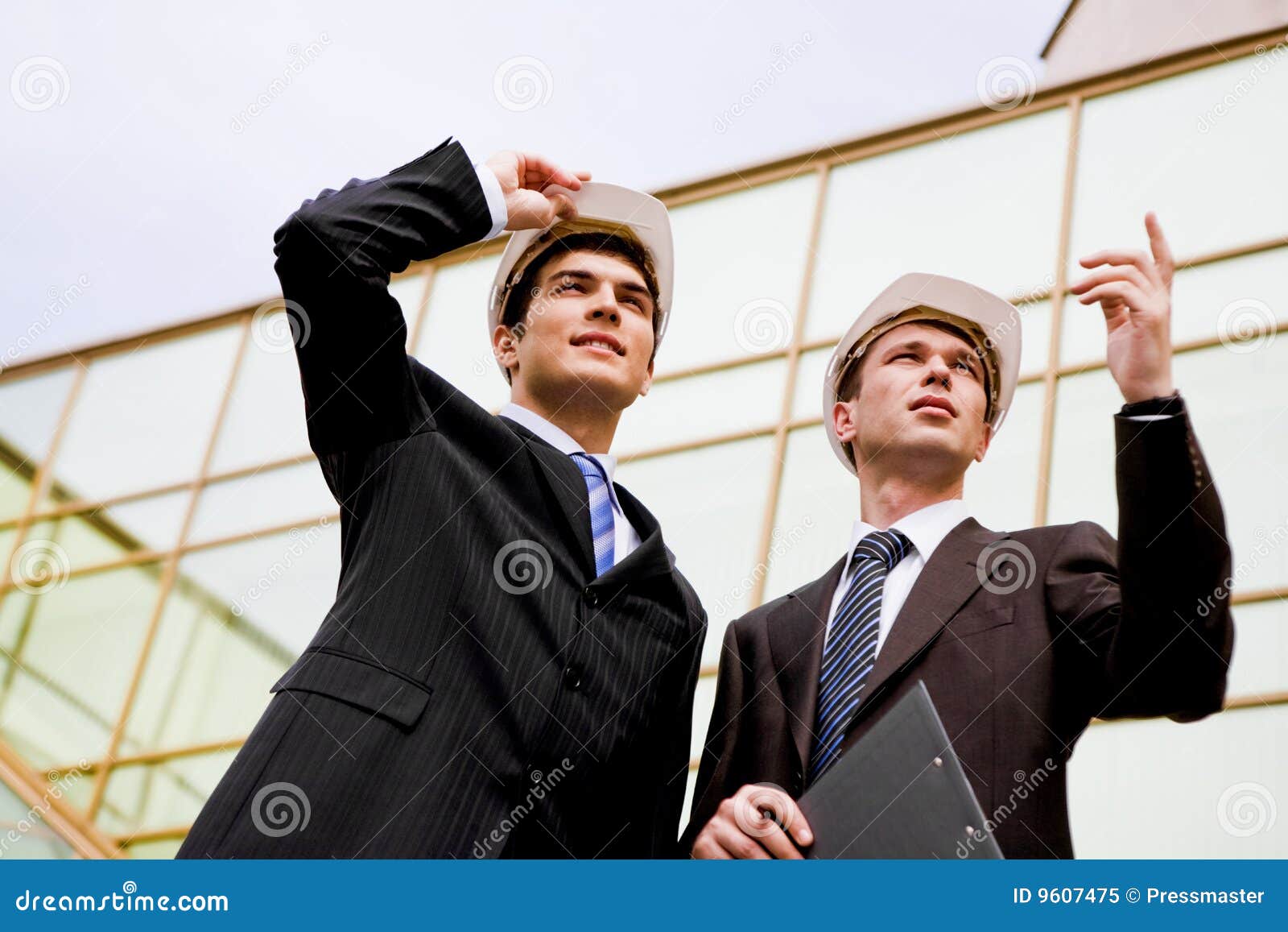 Partners at work stock image. Image of businesspeople - 9607475