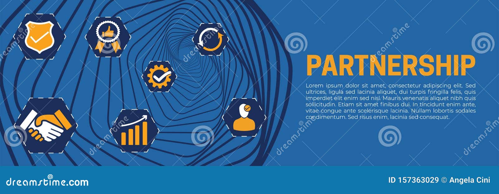 Partnership Abstract Modern Banner Background Vector Stock Vector ... Partnership Abstract Modern Banner Background Vector Stock Vector ...