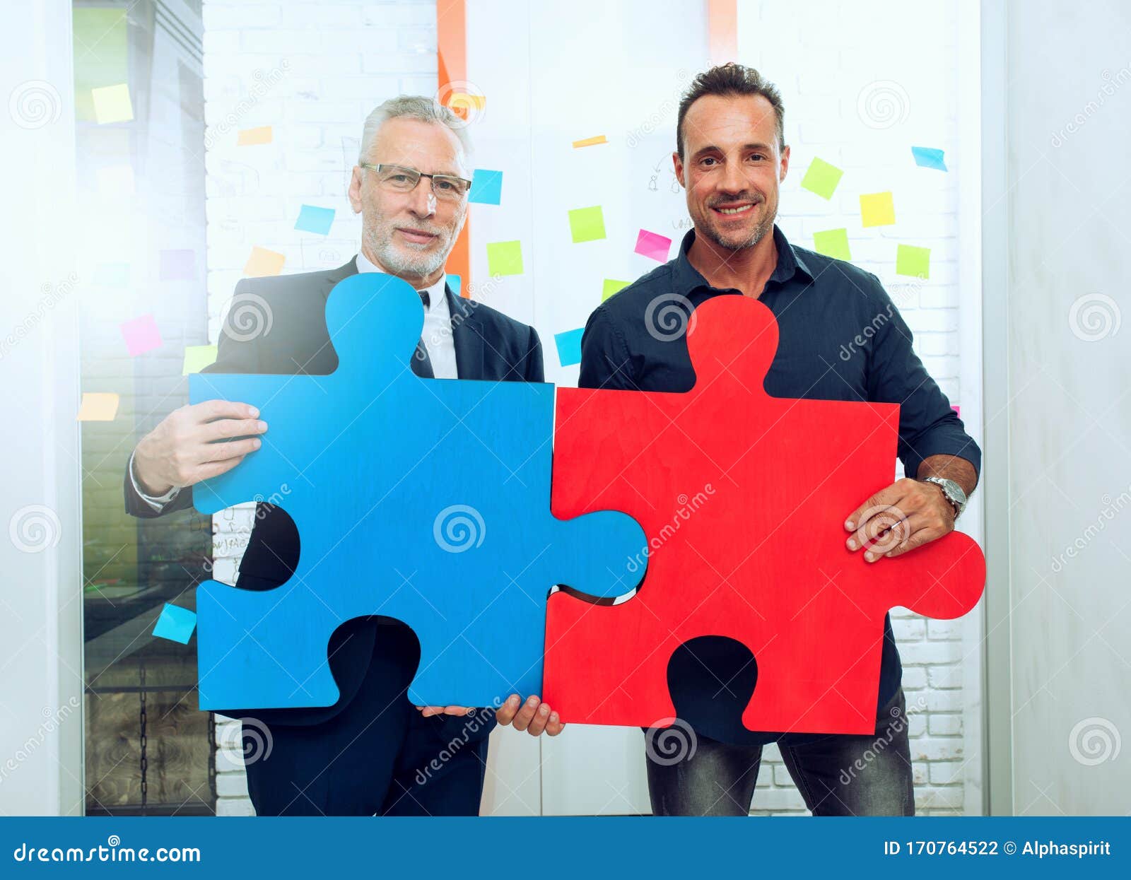 Partnership of Business People. Concept of Integration and Startup with ...