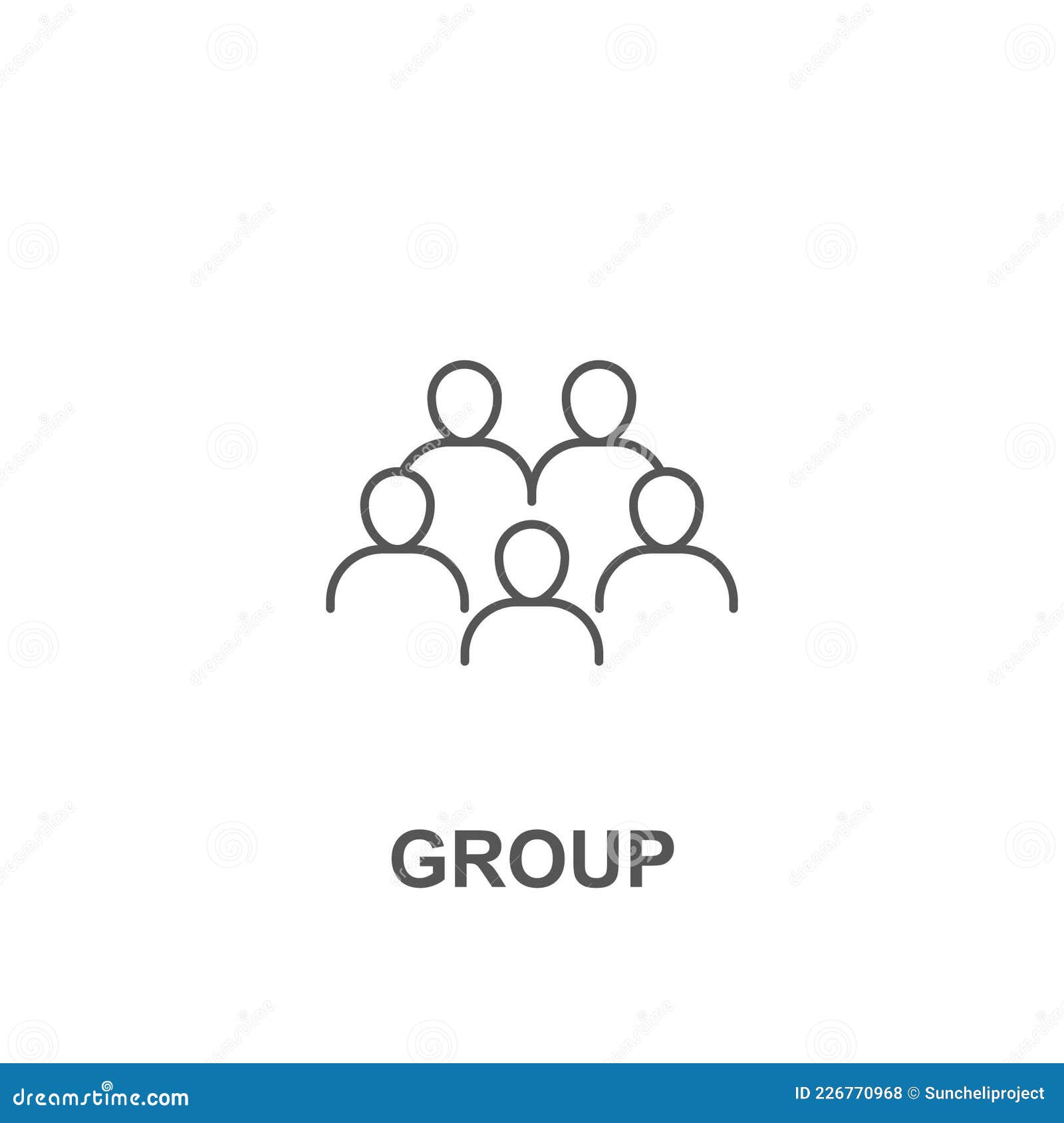 Partnership Collaboration Forum. Grouping People Group Icon Stock ...