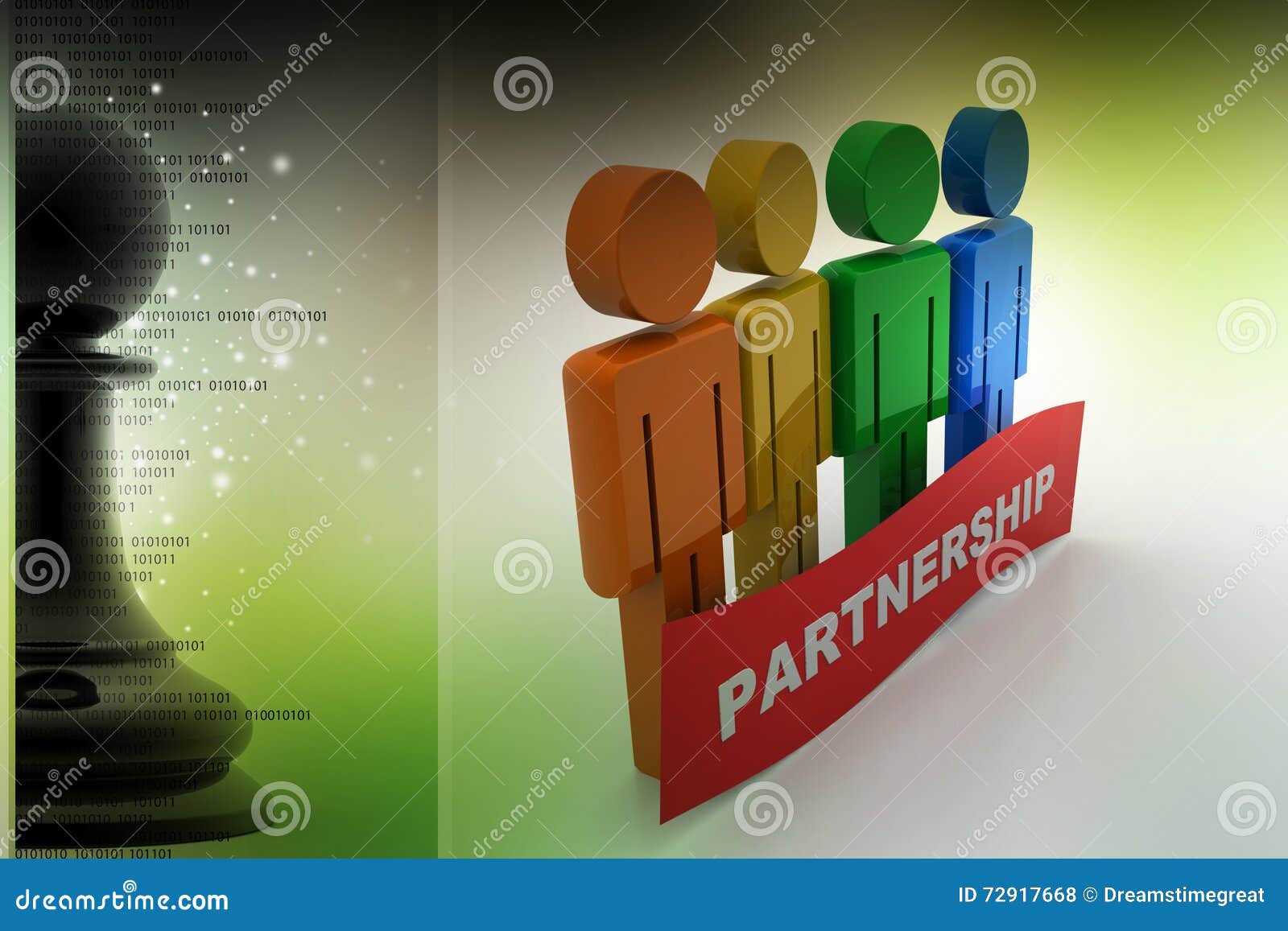 Partnership concept stock illustration. Illustration of group - 72917668