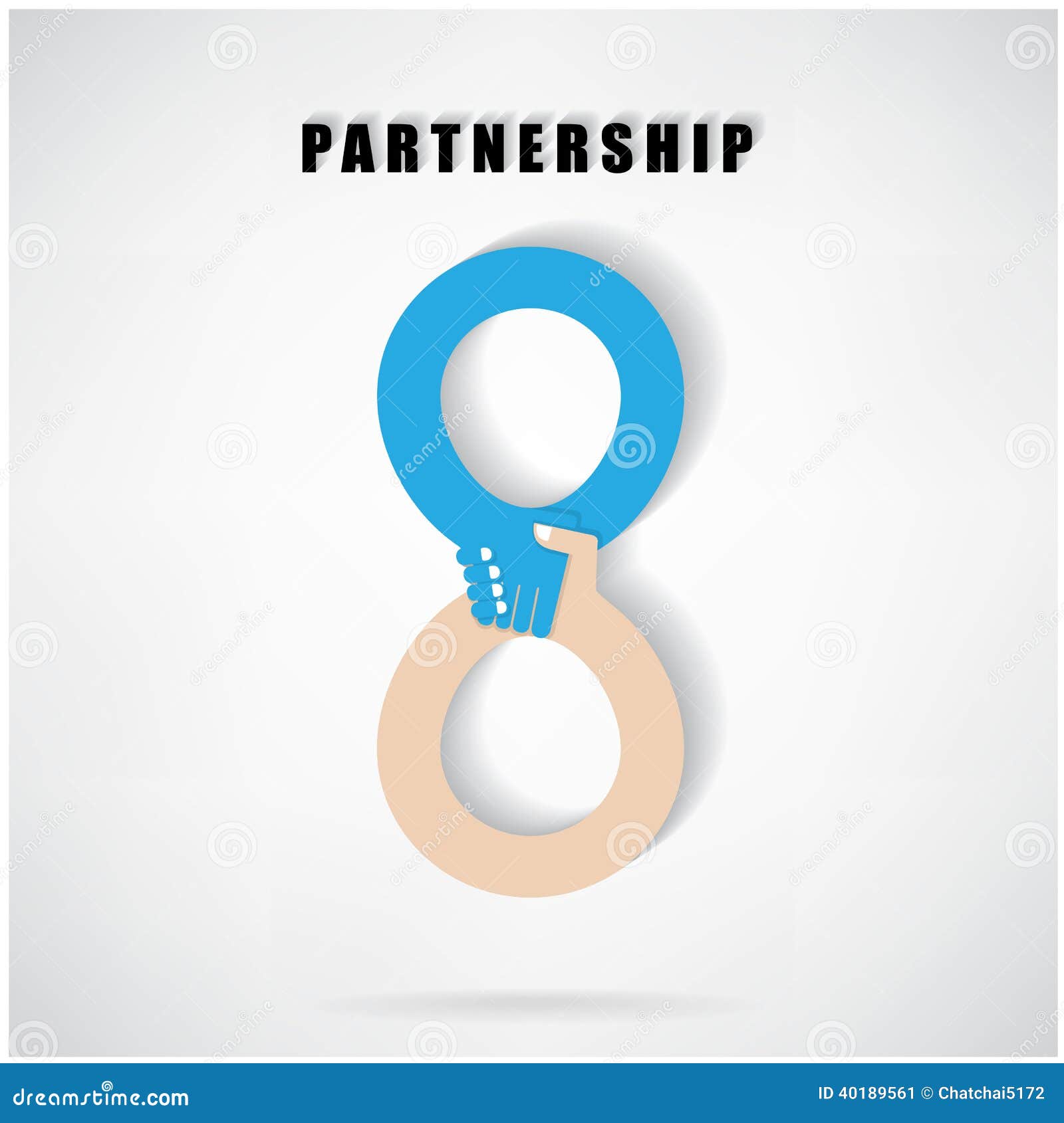 Partnership concept stock vector. Illustration of business - 40189561