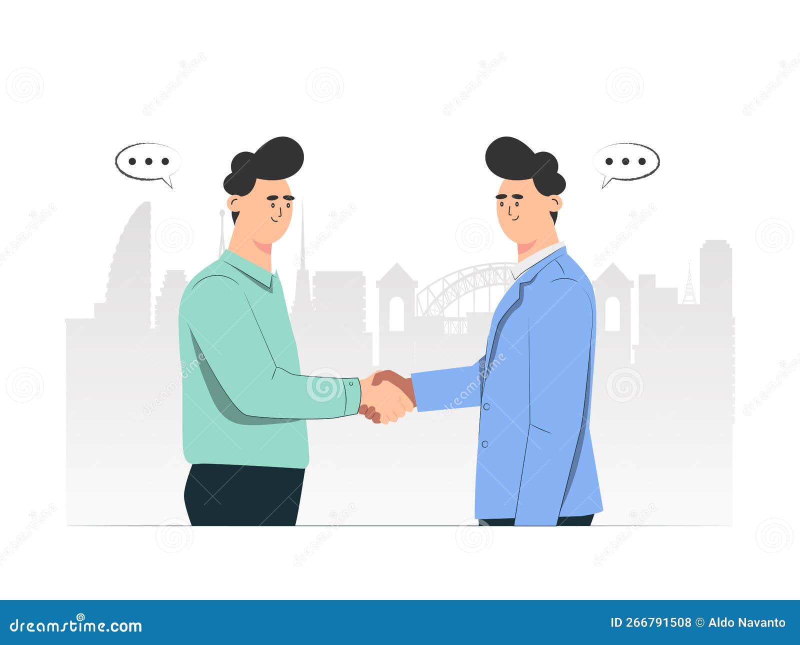 Partnership Concept Illustration Stock Vector - Illustration of ...