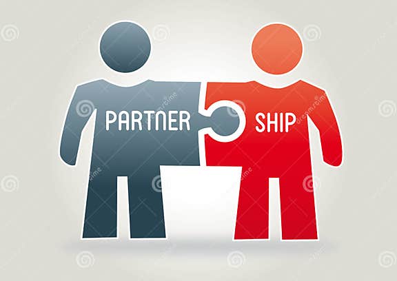 Partnership, Concept stock illustration. Illustration of partner - 40460142
