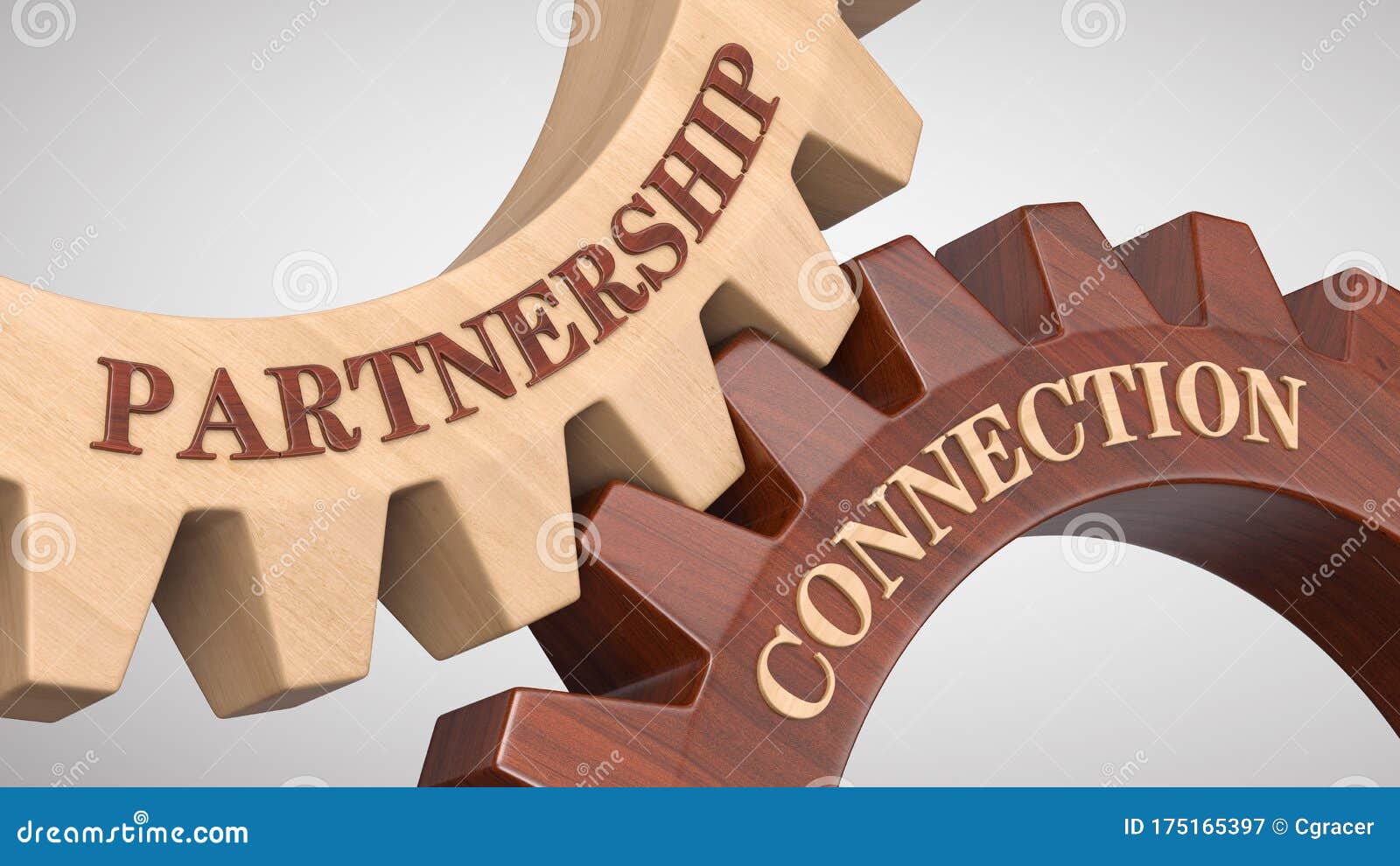 Partnership Connection Concept Stock Illustration - Illustration of ...