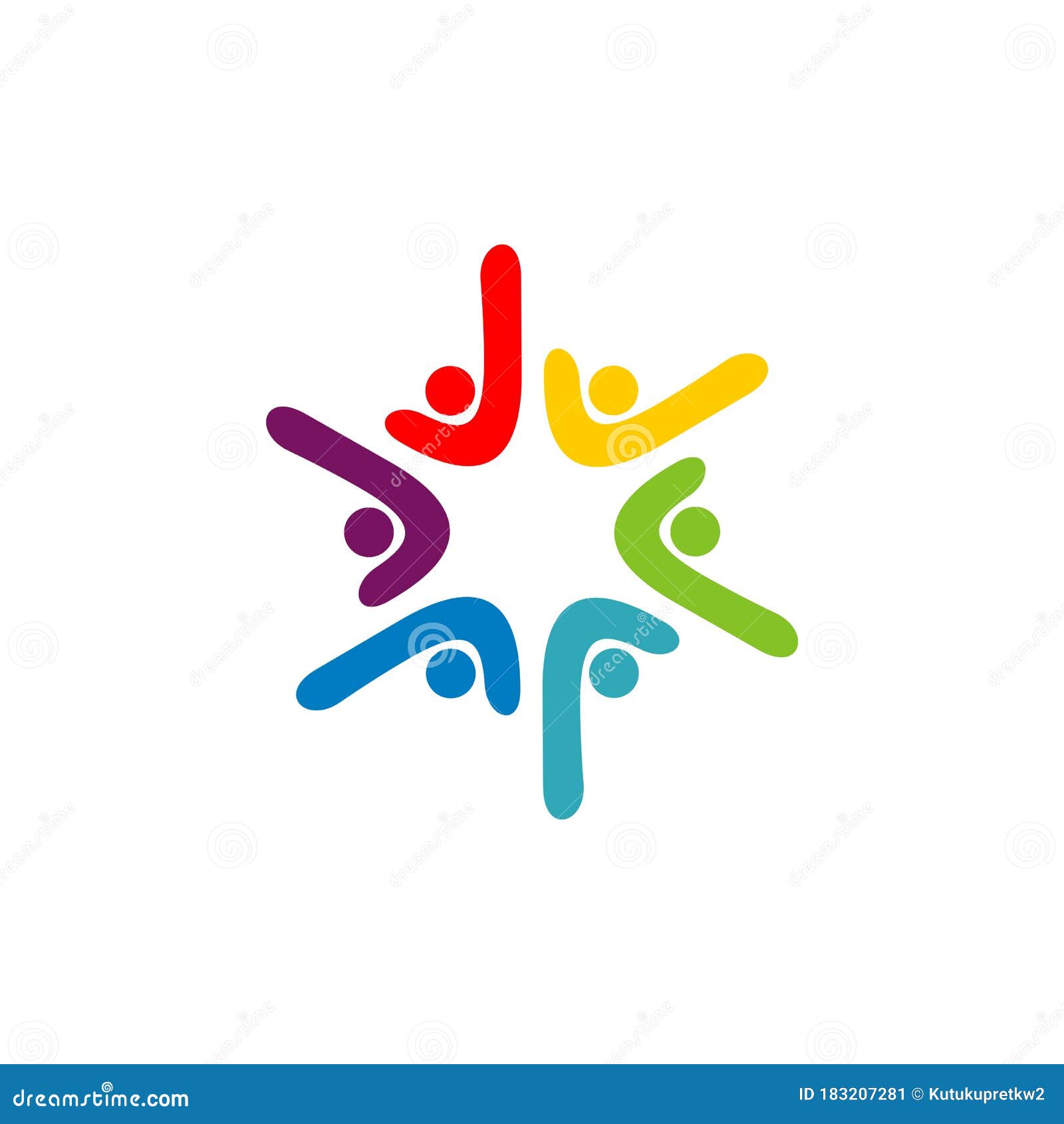 Partnership, Friendship, Relationship Human Shape Logo Template ...