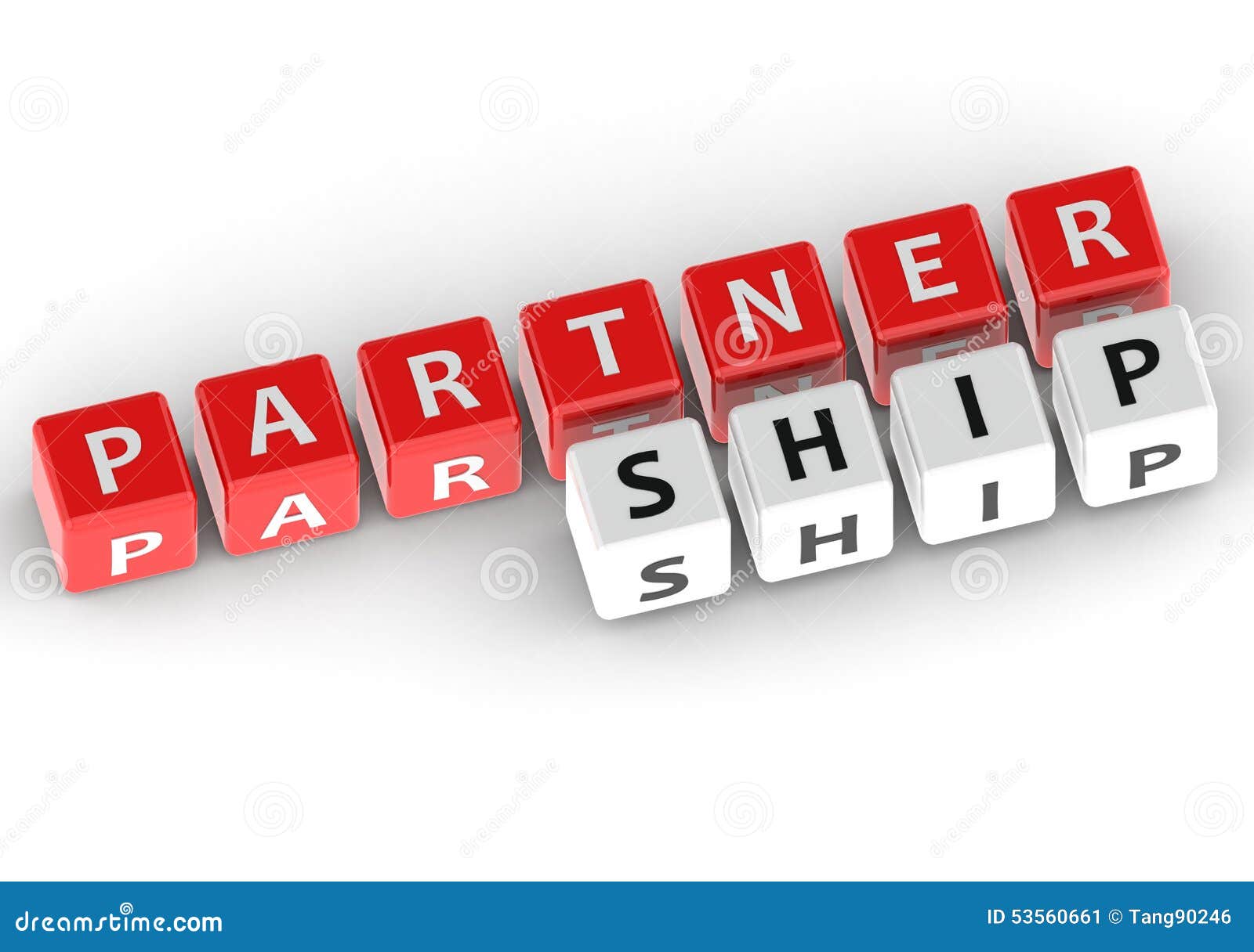 Partnership stock illustration. Illustration of white - 53560661