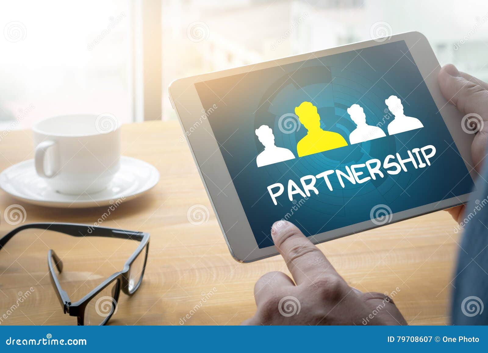 Partnership and Leader Corporate Team , Font Partnership Stock Image ...