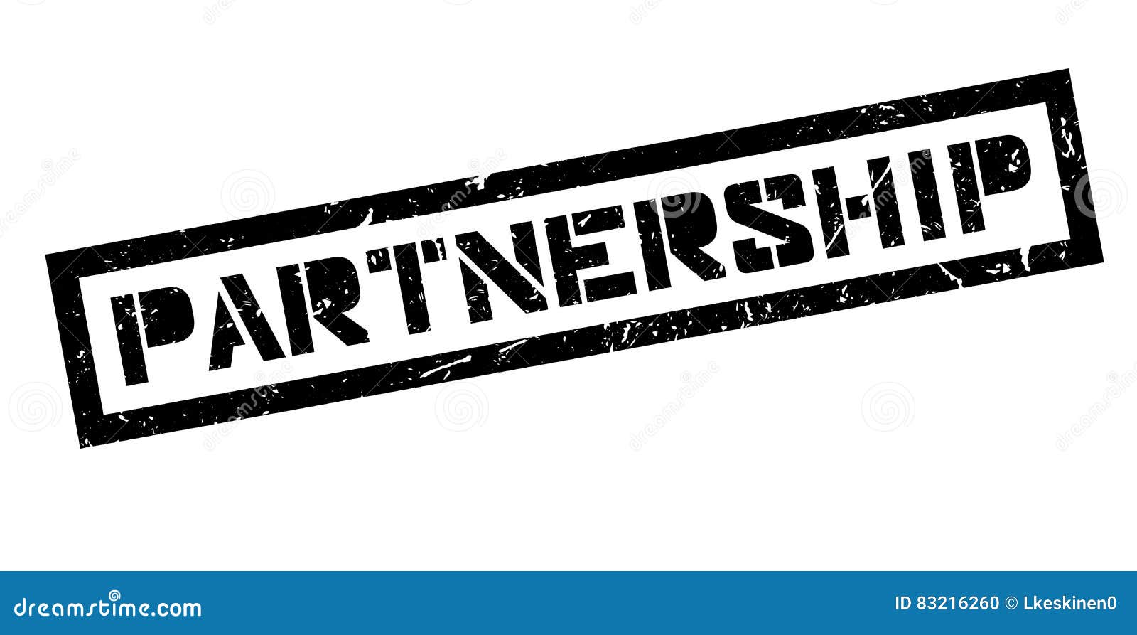 Partnership rubber stamp stock illustration. Illustration of isolated ...