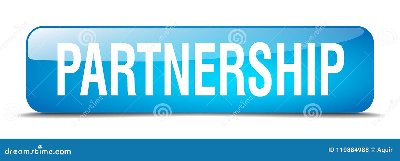 Partnership button stock vector. Illustration of vector - 119884988