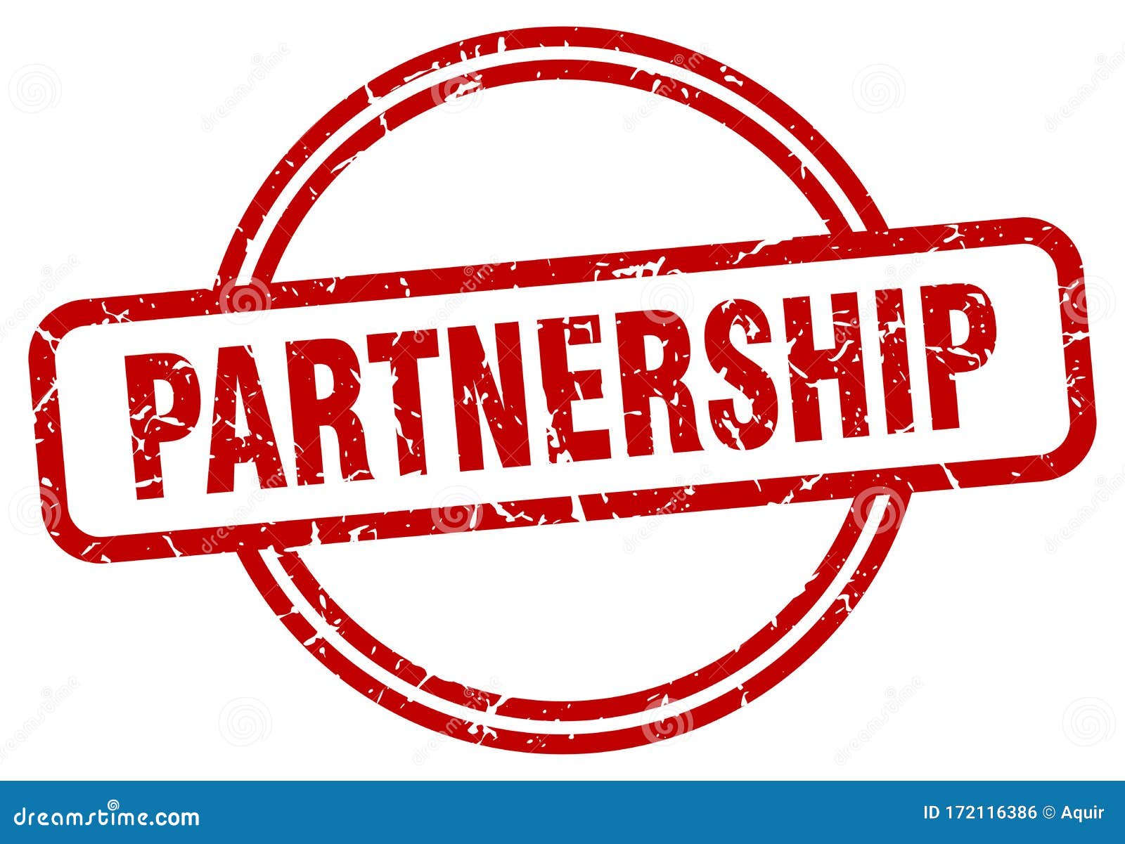 Partnership Stamp. Partnership Round Grunge Sign Stock Vector ...