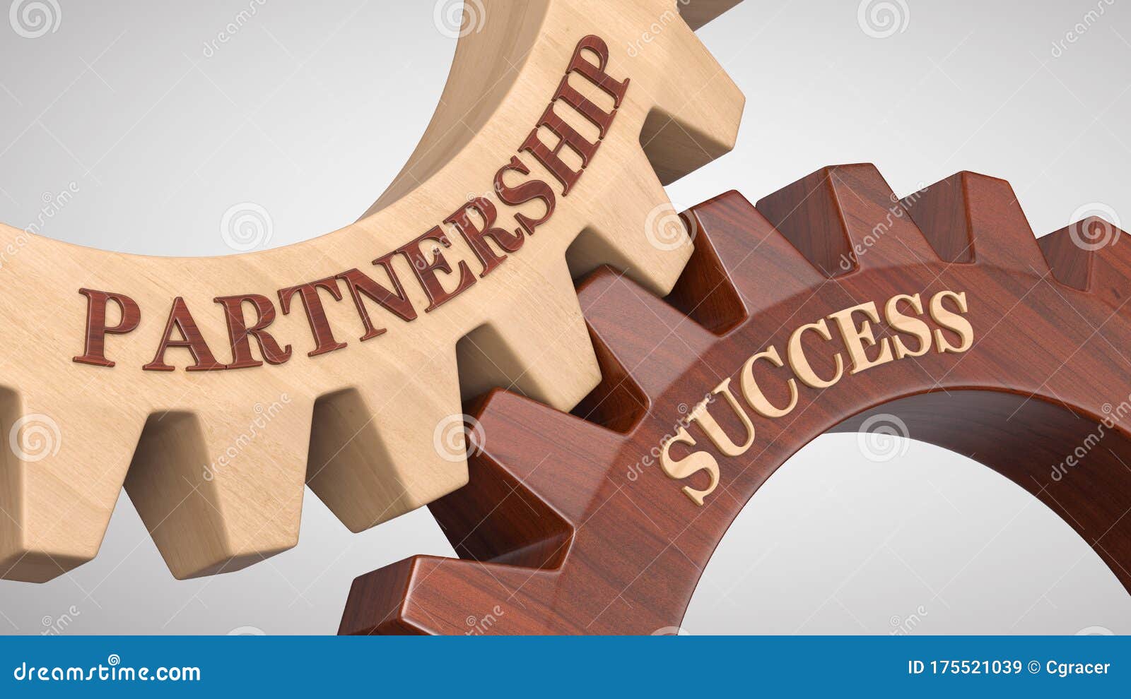 Partnership Success Concept Stock Illustration - Illustration of ...