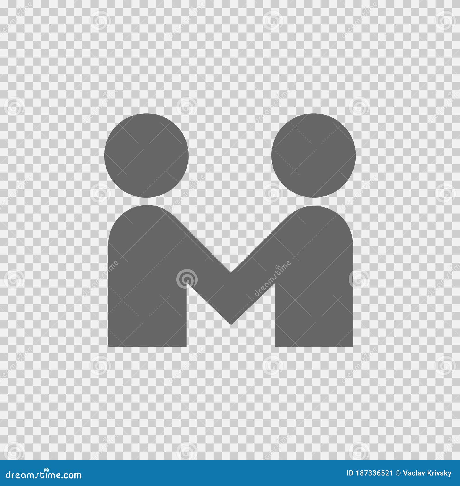 Partnership Vector Icon. Hands Shaking Symbol Stock Vector ...