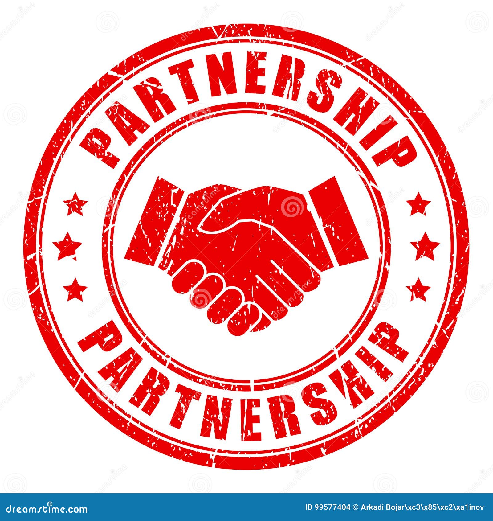 Partnership Vector Rubber Stamp Stock Vector - Illustration of belief ...
