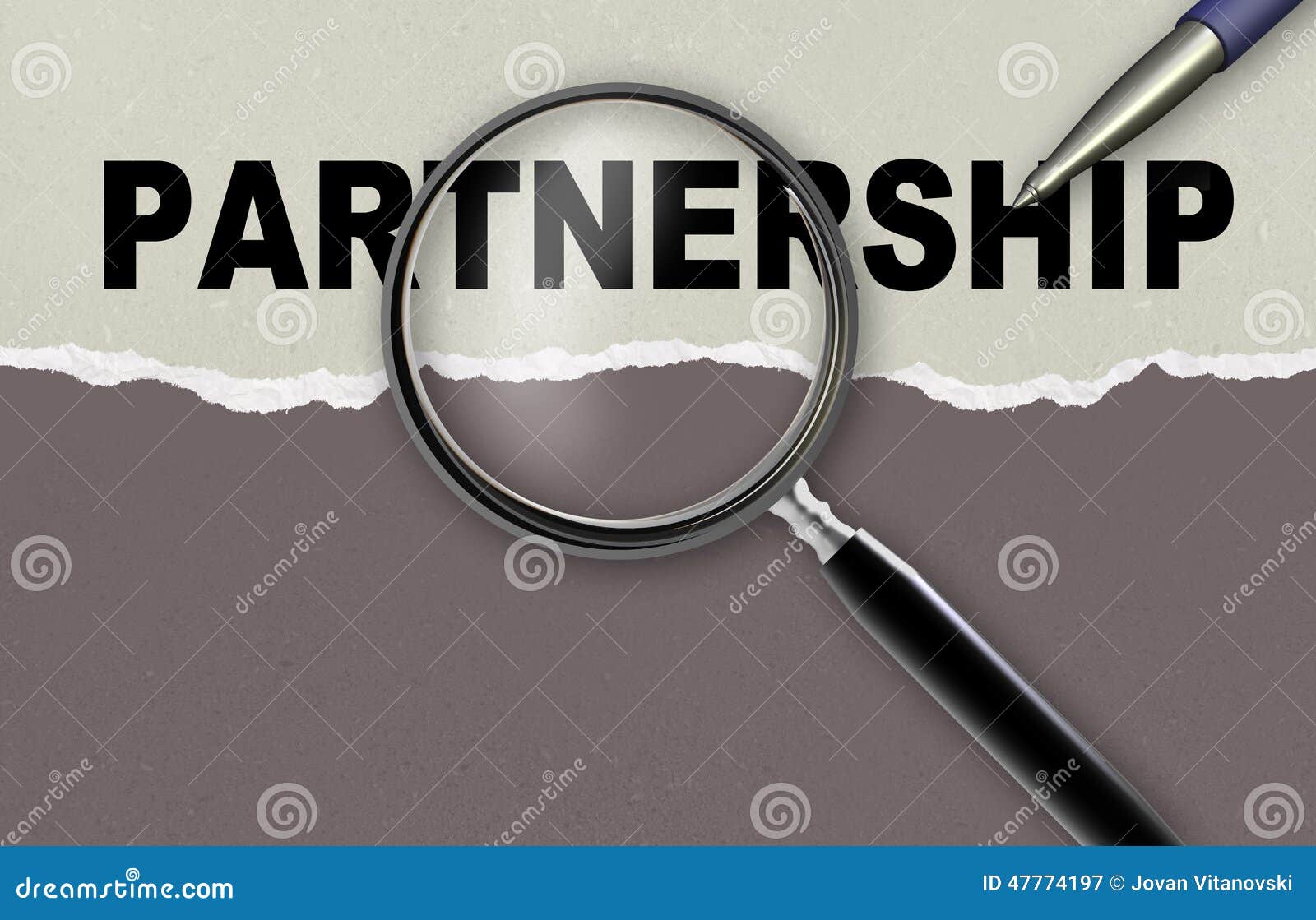 Partnership stock illustration. Illustration of design - 47774197