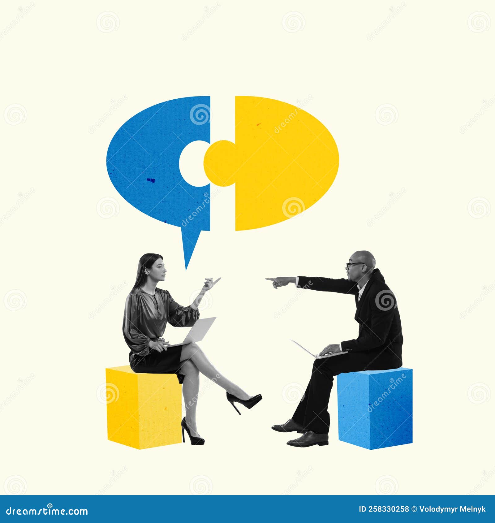 Partnership Working Together for Success, Friendship or Connection To ...