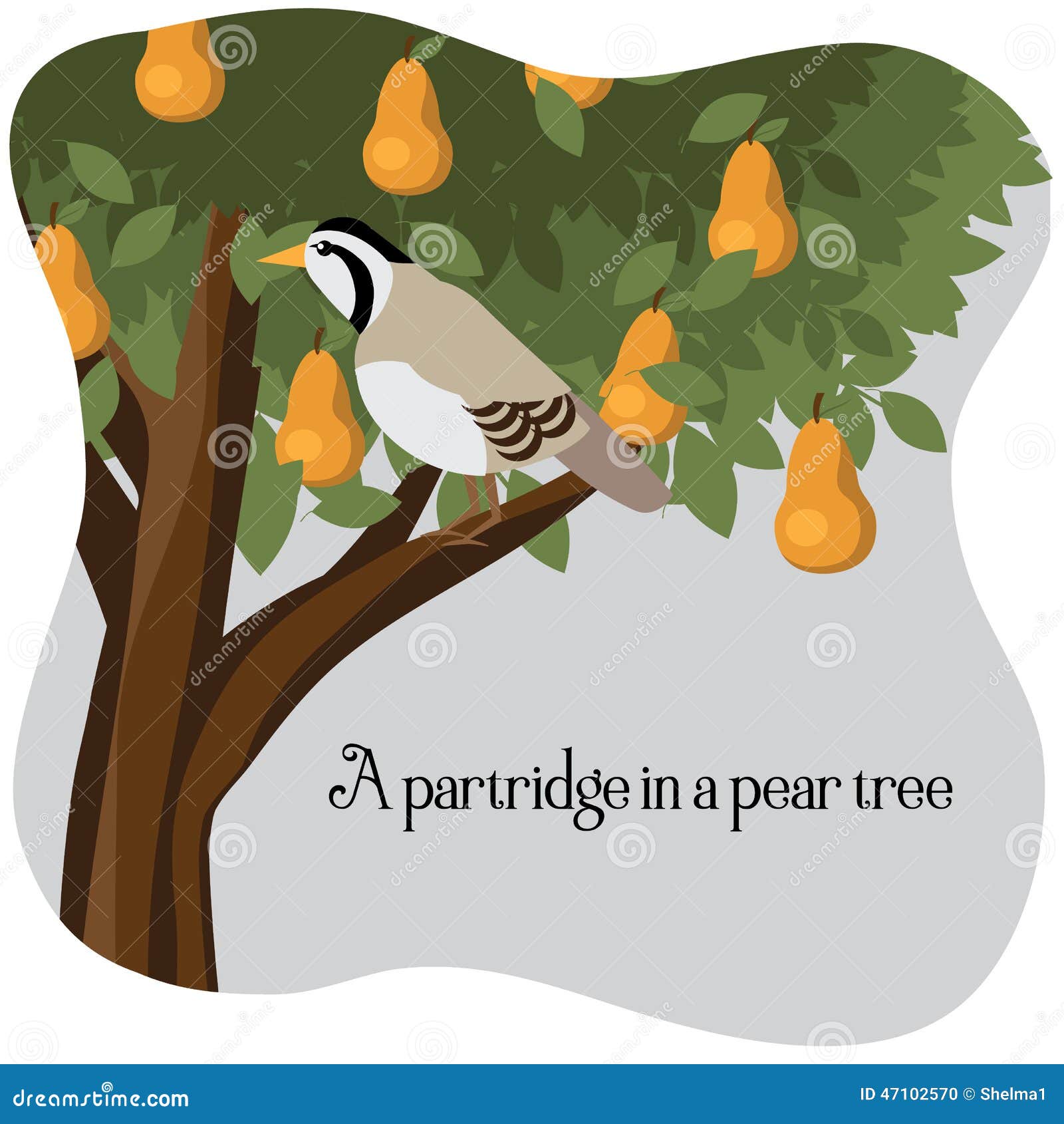 Partridge In A Pear Tree Clip Art