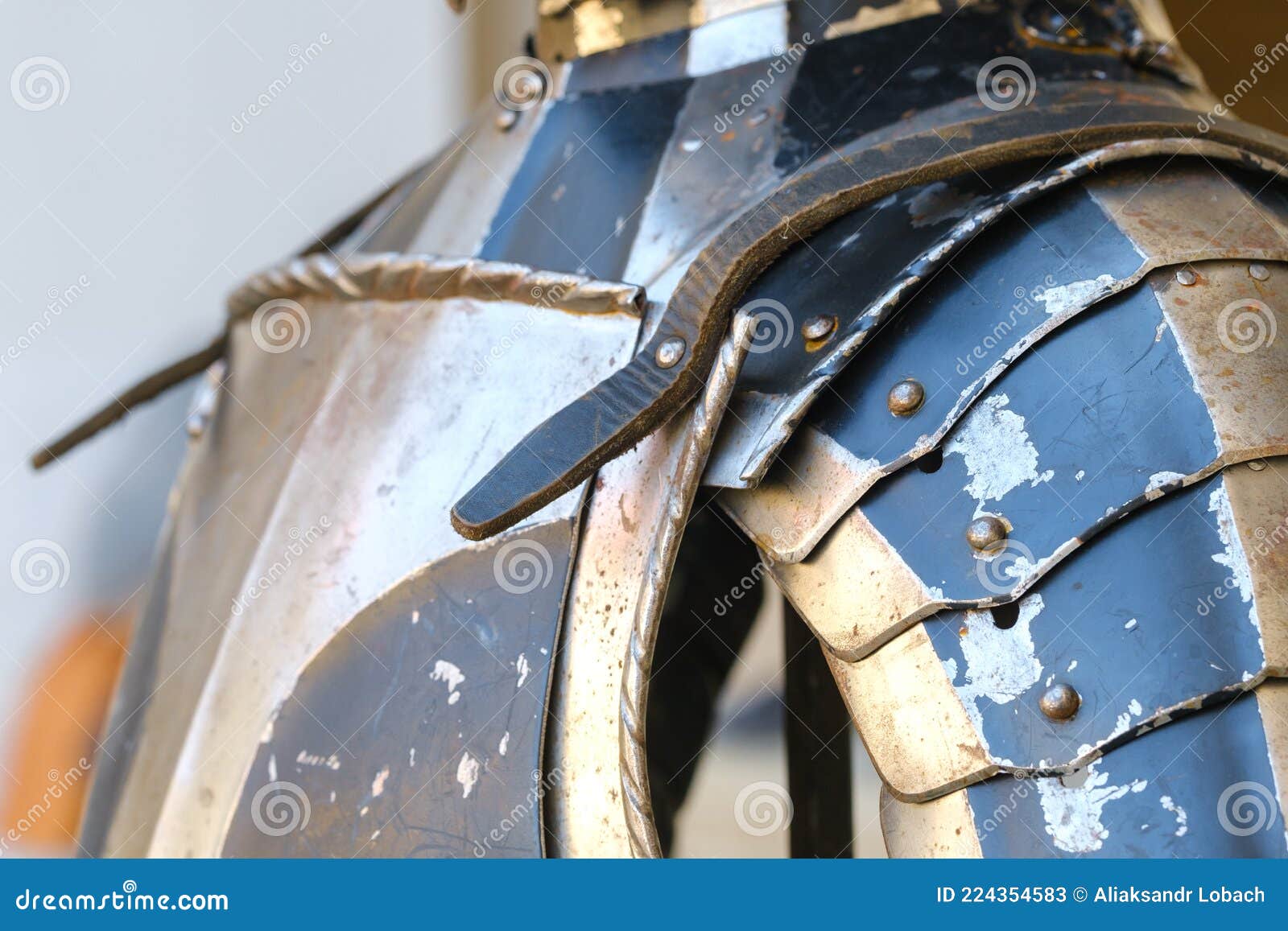 Parts of Ancient Knight S Armor.Medieval Concept Stock Image - Image of ...