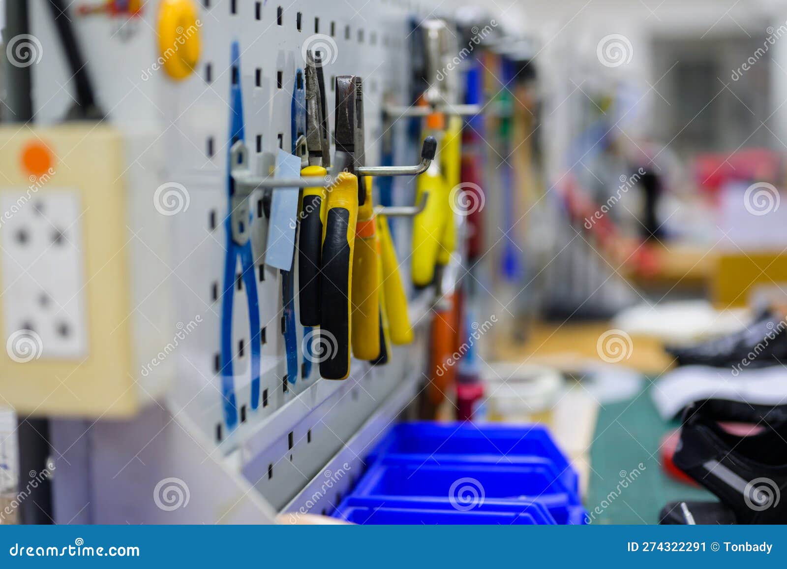 Parts of Artificial Leg and Various Tools in Prosthetic Workshop Stock ...