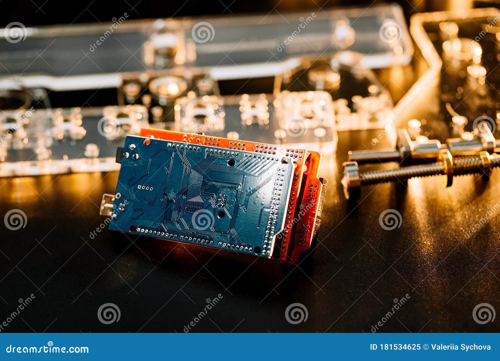 Parts for Assembly Cnc Machine. Arduino Board for Controlling the ...