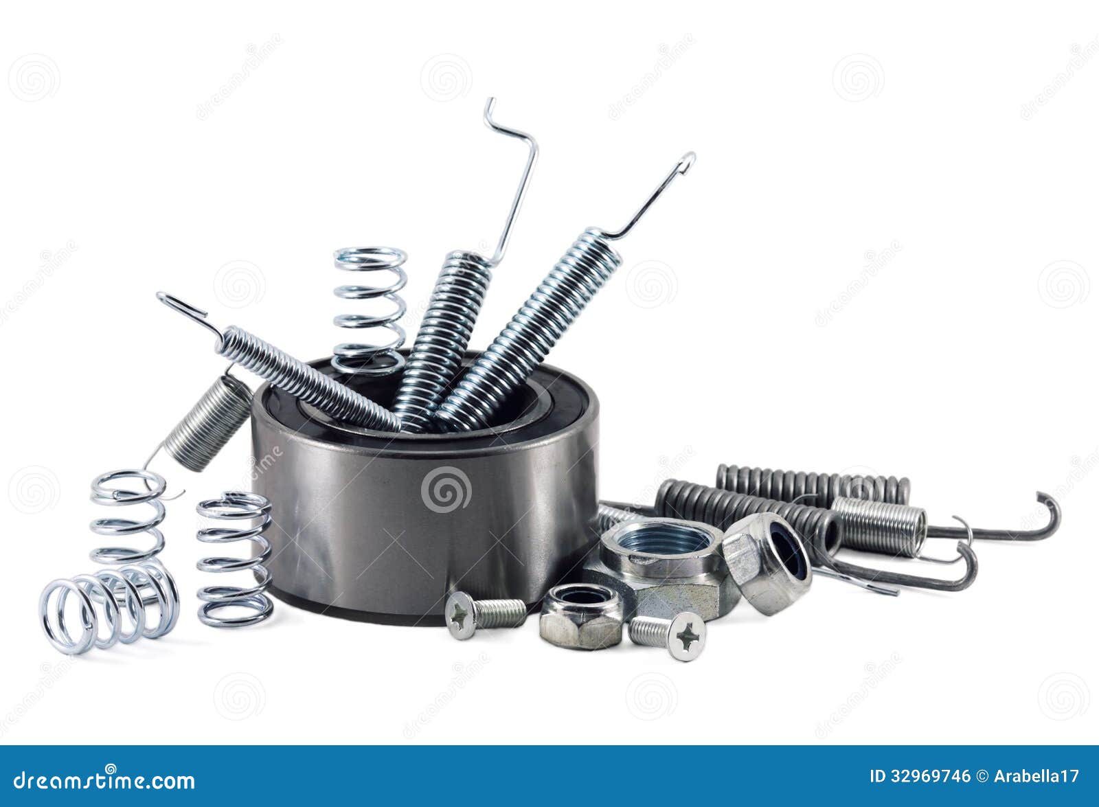 Parts for cars. spring stock photo. Image of manufacturing - 32969746