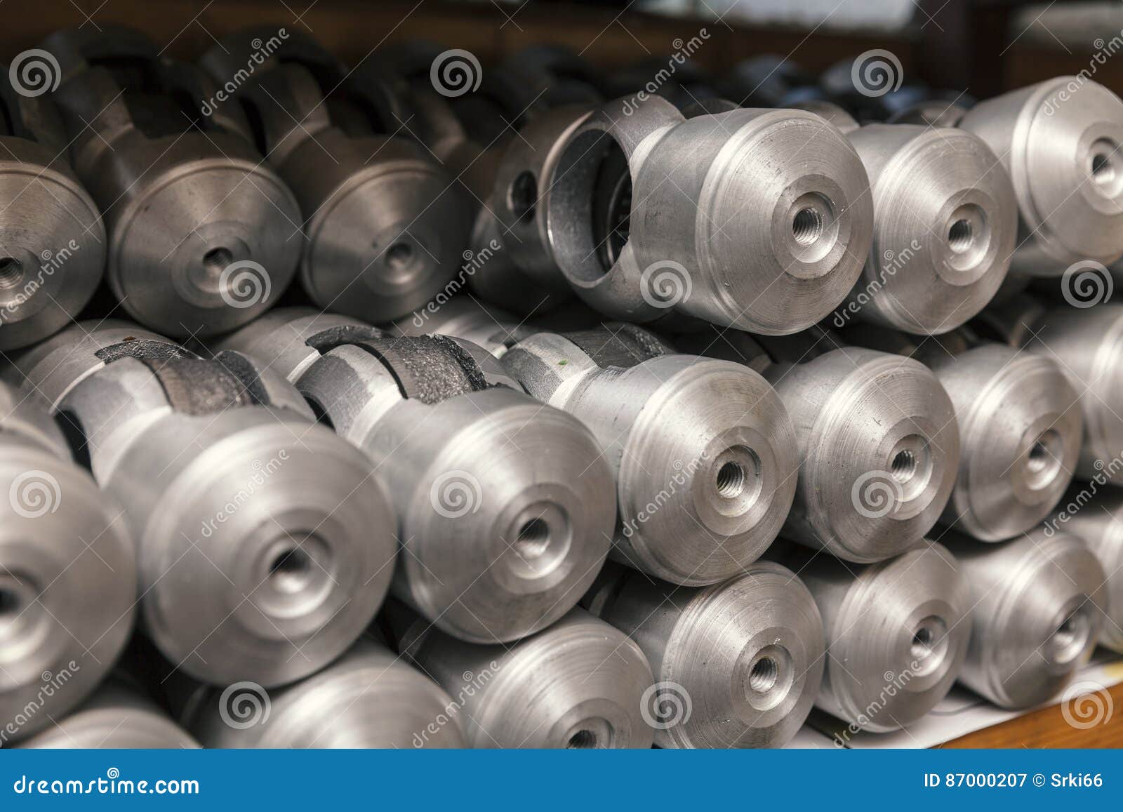 Parts of cast aluminium stock image. Image of hardware - 87000207
