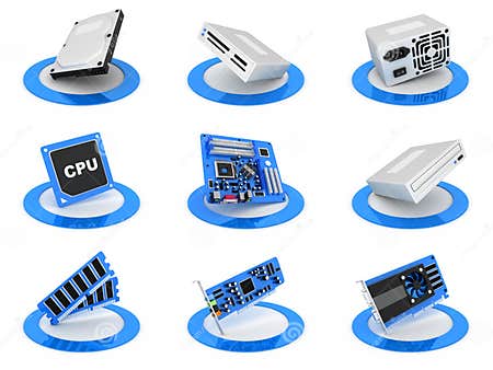 Parts computer icon stock illustration. Illustration of supply - 21822784
