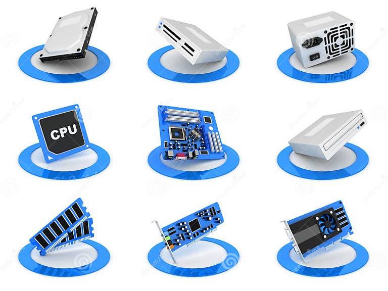 Parts computer icon stock illustration. Illustration of supply - 21822784