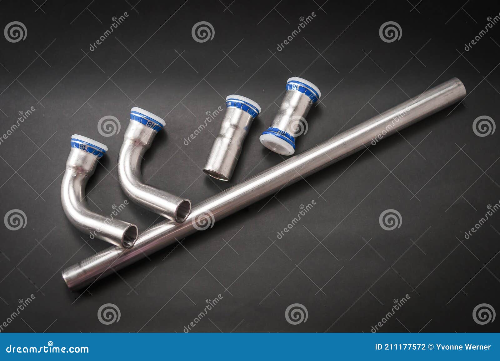 Installation Pipe Connection New Mixer Water Tap On Sink Kitchen New ...