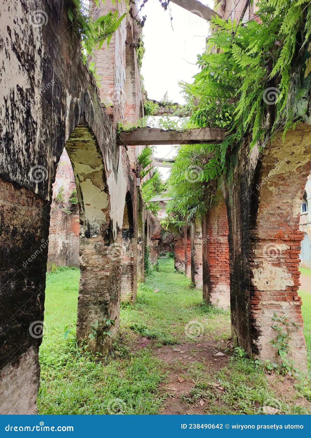 Parts of the Former Colonial Fort Building Stock Photo - Image of ...