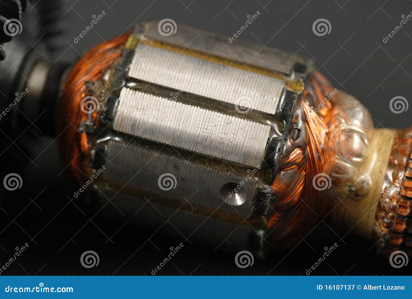 Parts of motor stock image. Image of rotator, rotate - 16107137