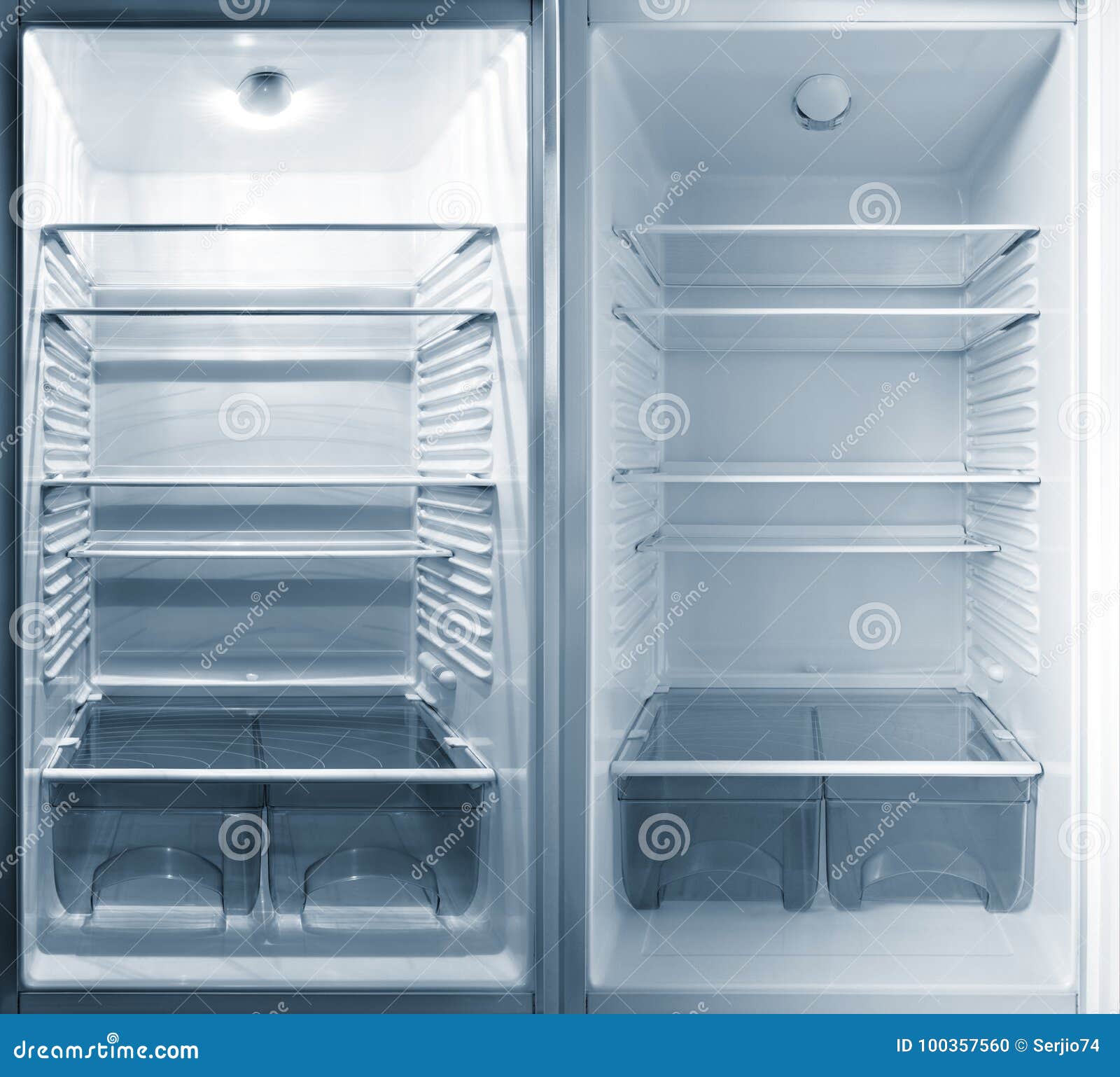 Parts of the refrigerator. stock photo. Image of caucasian - 100357560