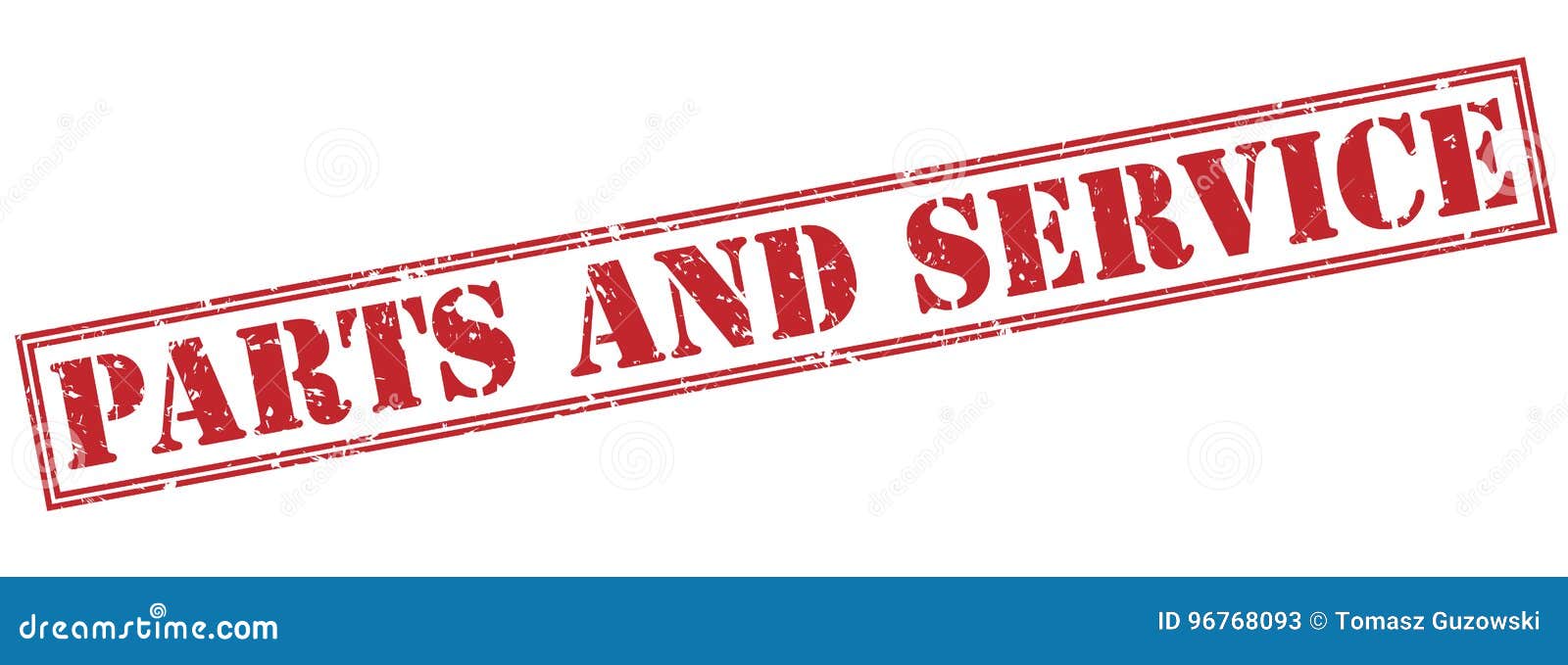 Parts and Service Red Stamp Stock Image - Image of banner, service ...