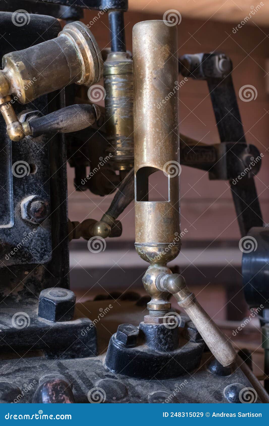 Parts of a Steam Engine in Close-up Shows the Technology and Aesthetics ...