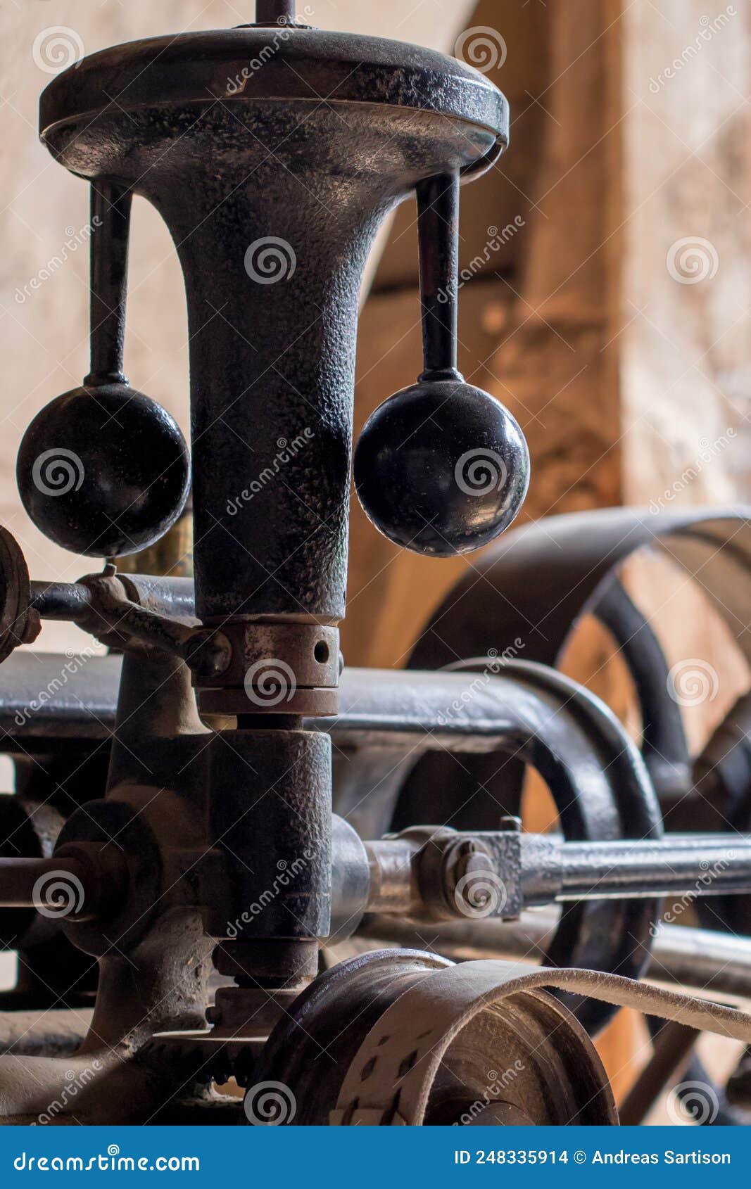 Parts of a Steam Engine in Close-up Shows the Technology and Aesthetics ...