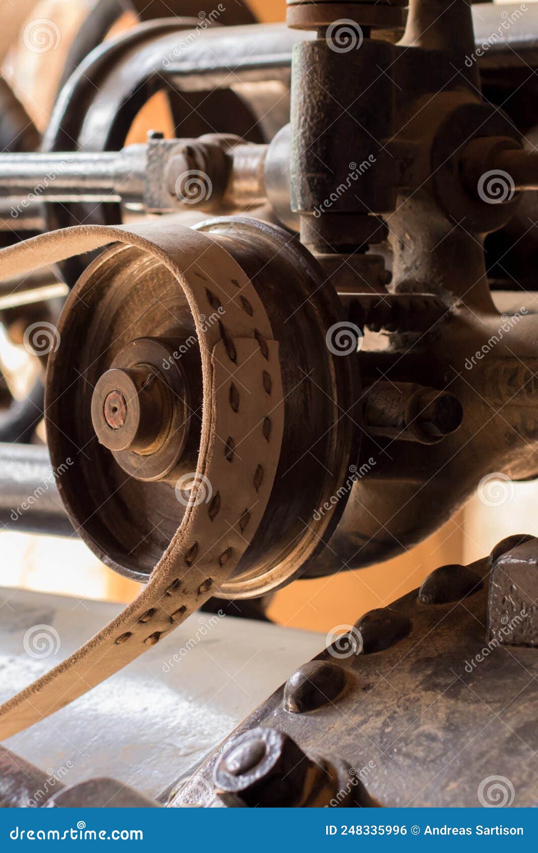 Parts of a Steam Engine in Close-up Shows the Technology and Aesthetics ...