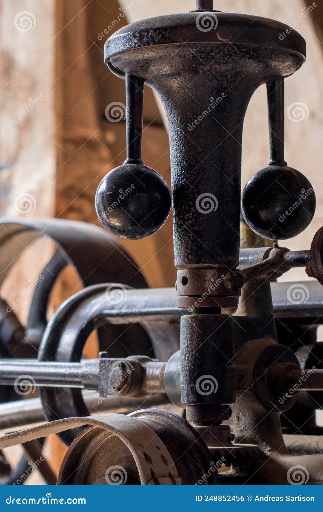 Parts of a Steam Engine in Close-up Shows the Technology and Aesthetics ...