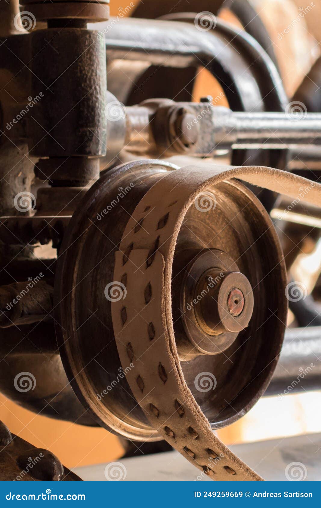 Parts of a Steam Engine in Close-up Shows the Technology and Aesthetics ...
