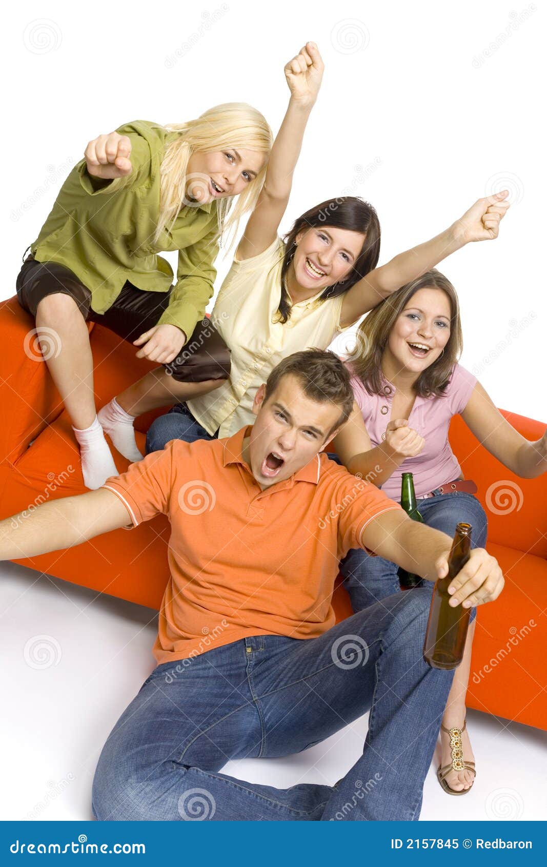 Party on! stock image. Image of looking, sitting, couch - 2157845
