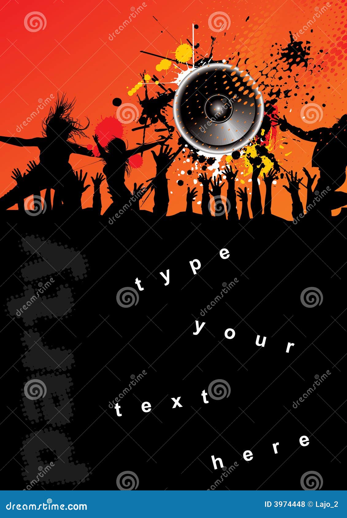 Party stock vector. Illustration of sensuality, dirty - 3974448