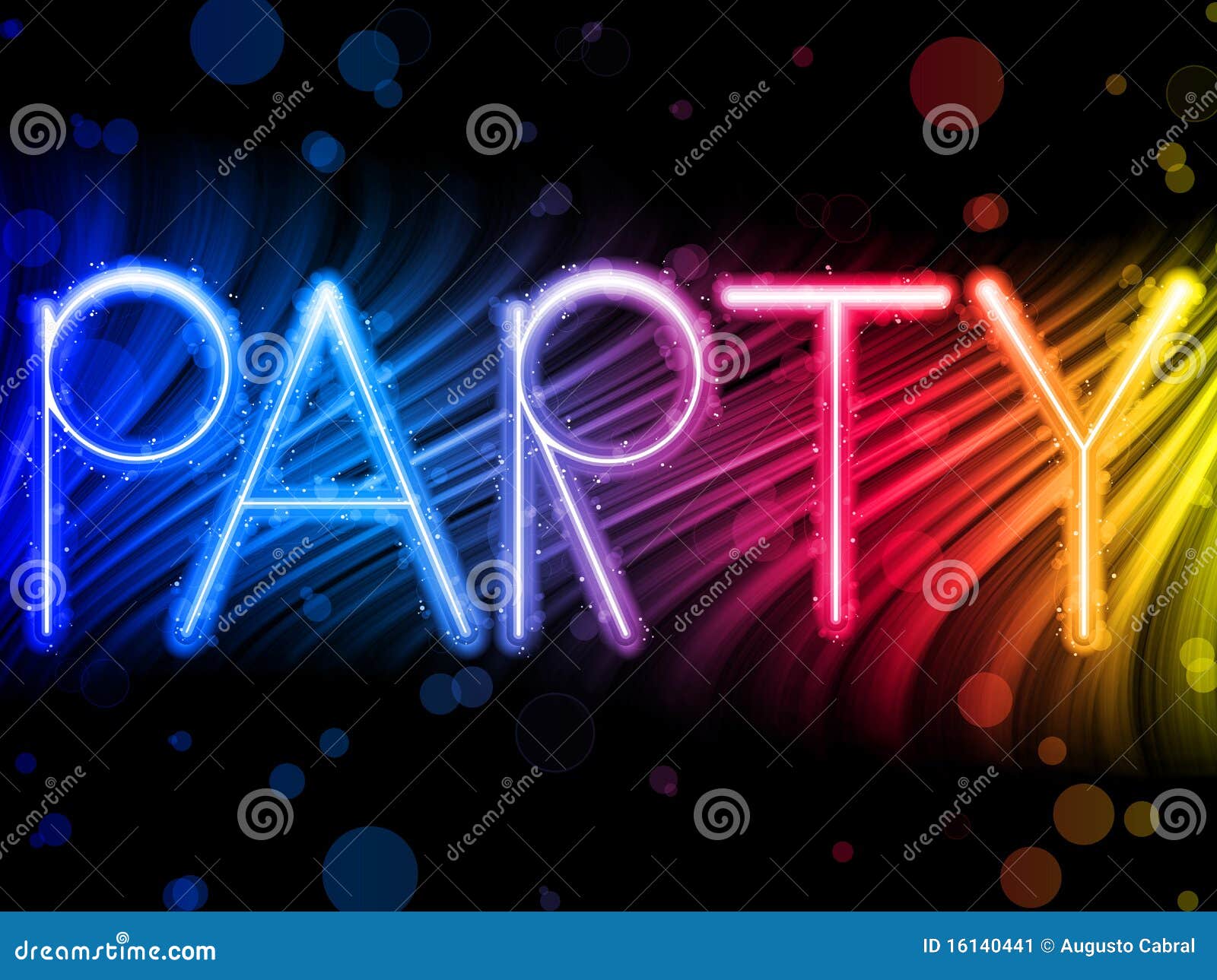 Party Abstract Colorful Waves Stock Vector - Illustration of background ...