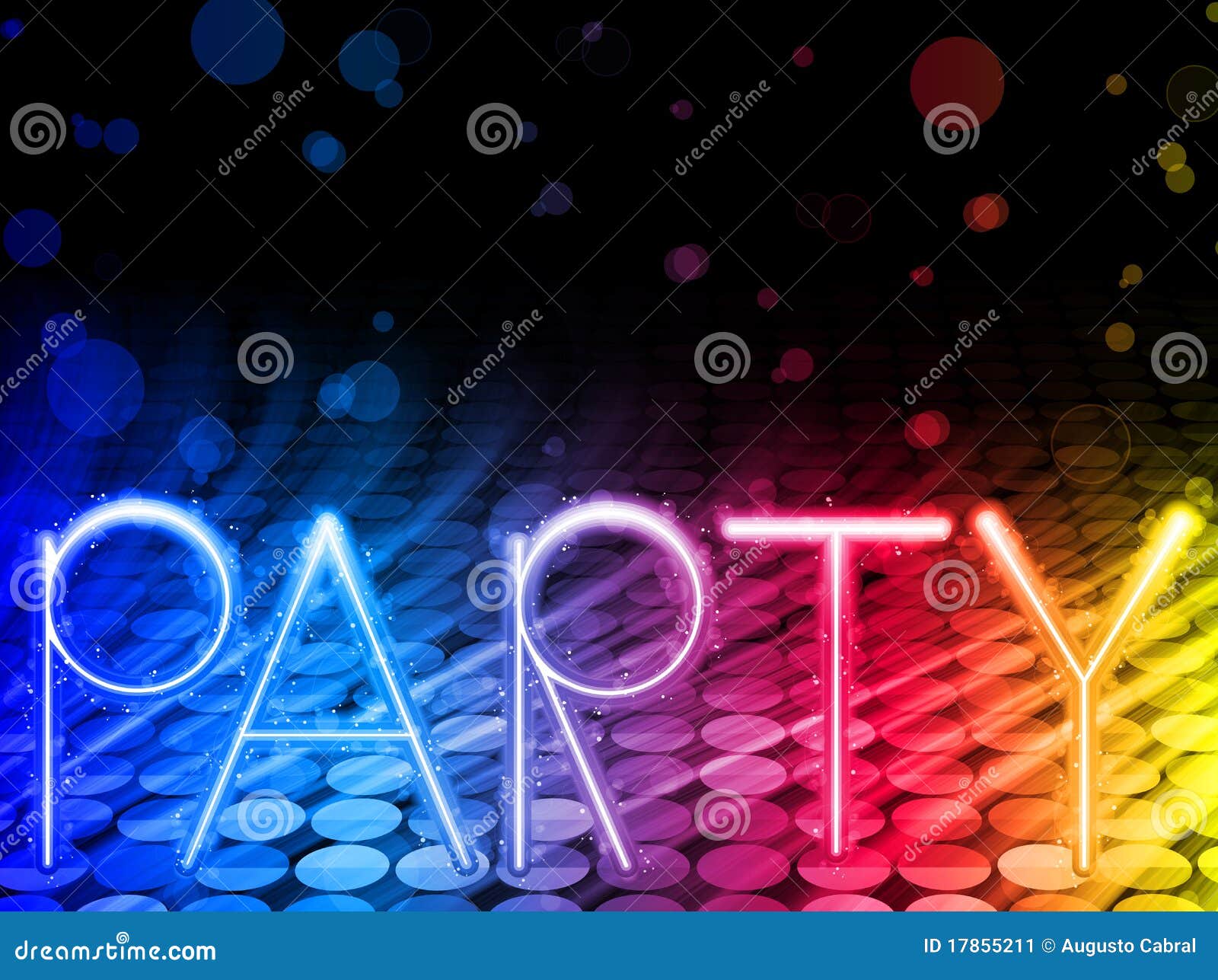 Party Abstract Colorful Waves Background Stock Vector - Illustration of ...
