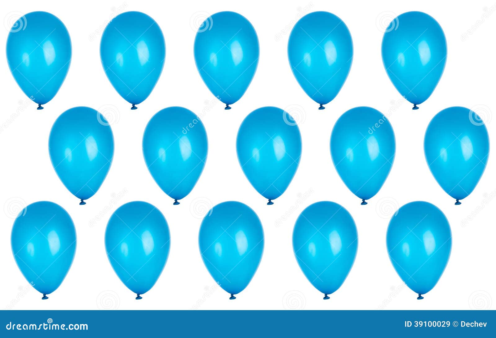 Party Background with Blue Balloons Stock Image - Image of blue, bright ...