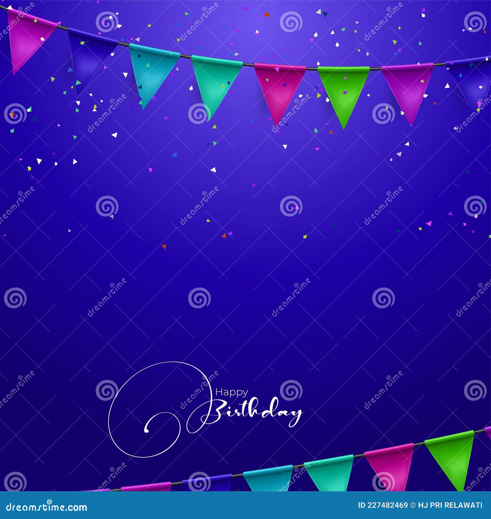 Party Background with Flags Vector Illustration Stock Vector - Illustration of colorful ...