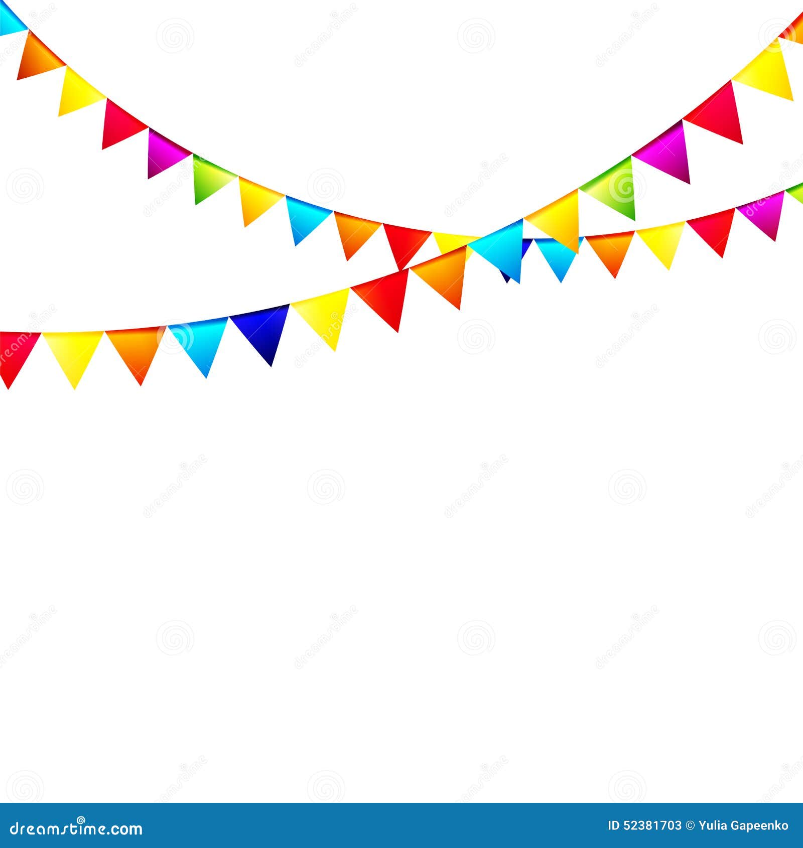Party Background with Flags Vector Illustration Stock Vector - Illustration of decoration ...