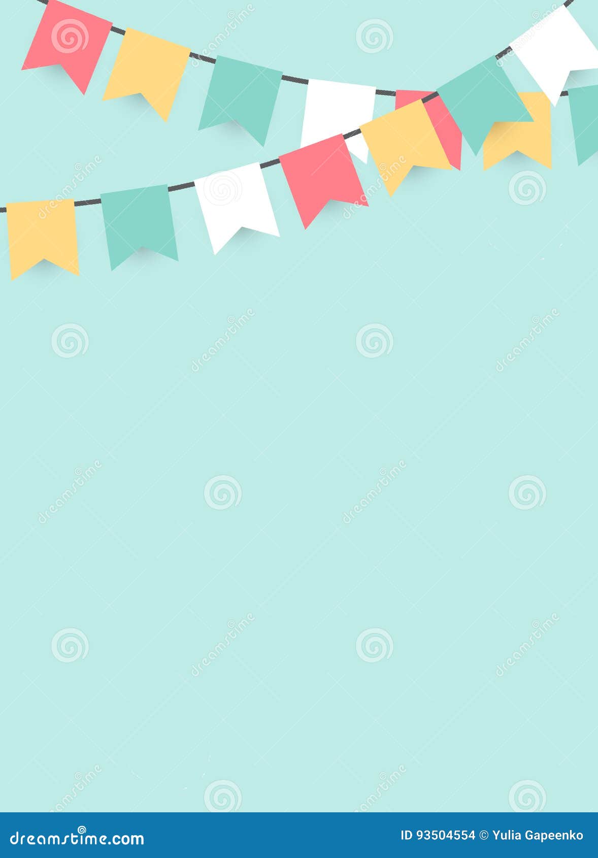 Party Background with Flags Vector Illustration Stock Vector - Illustration of flag, design ...