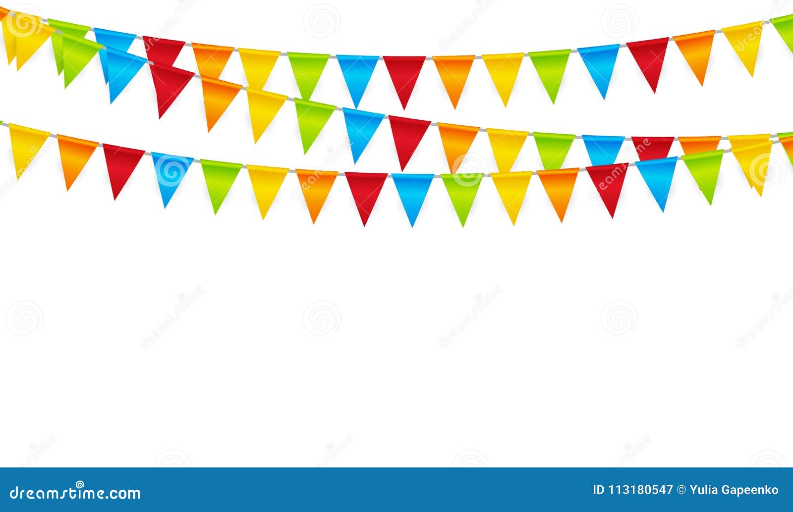 Party Background with Flags Vector Illustration Stock Vector - Illustration of flag, anniversary ...
