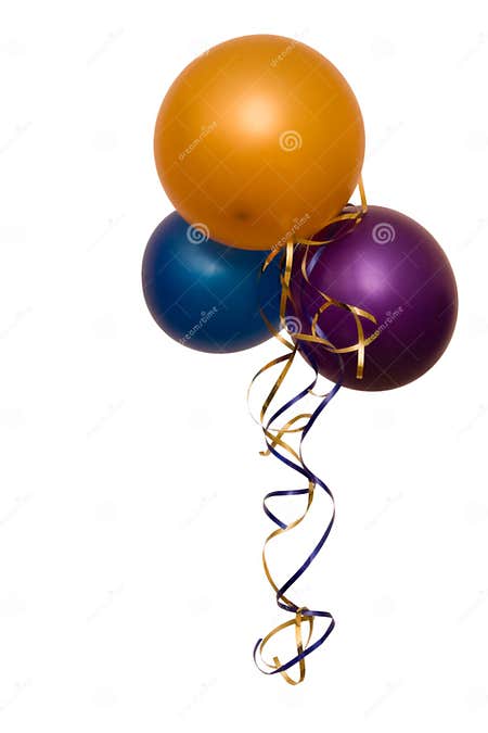Party balloons stock image. Image of isolate, holiday - 3758415