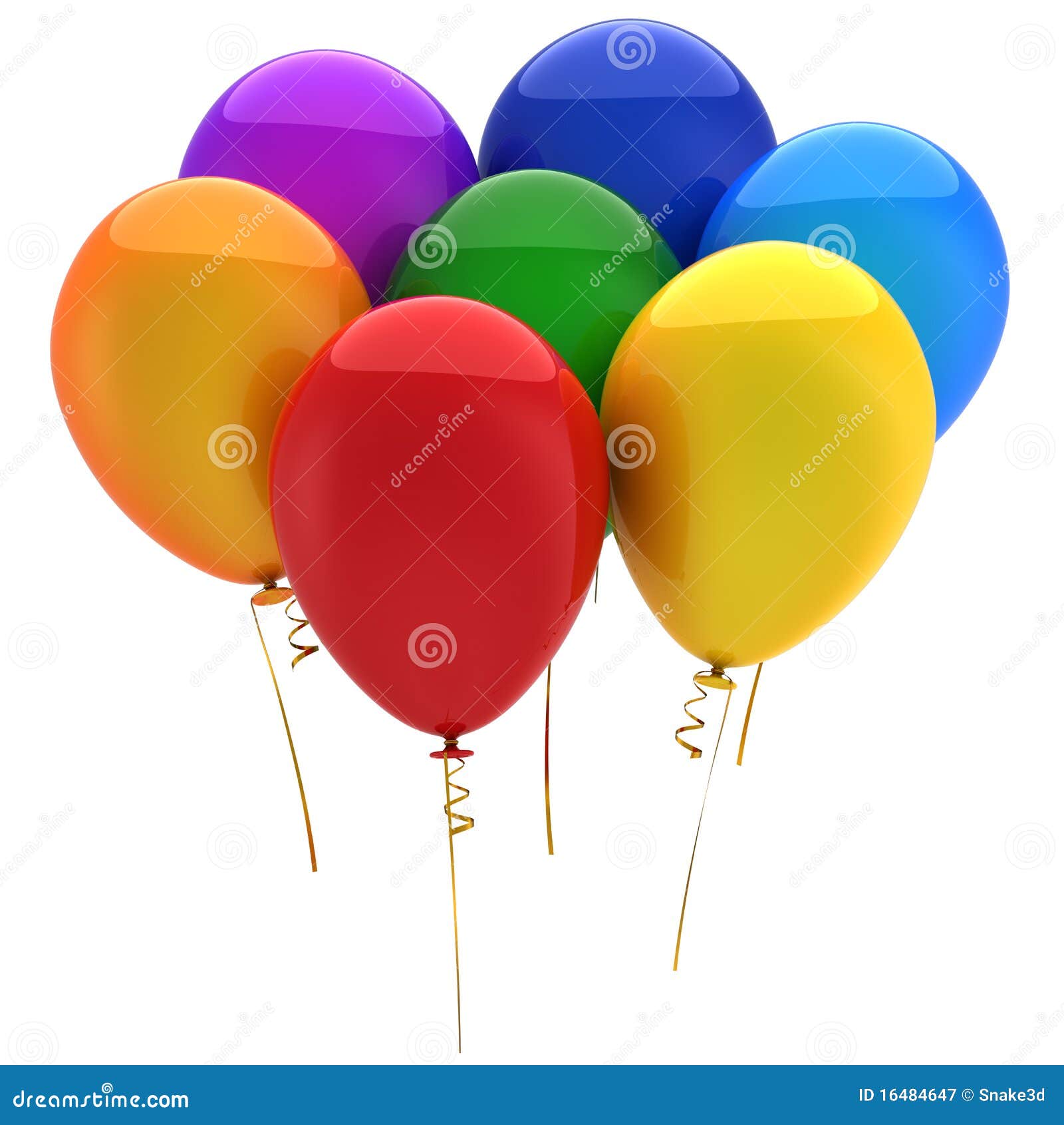 Party balloons (Hi-Res) stock illustration. Illustration of celebration ...