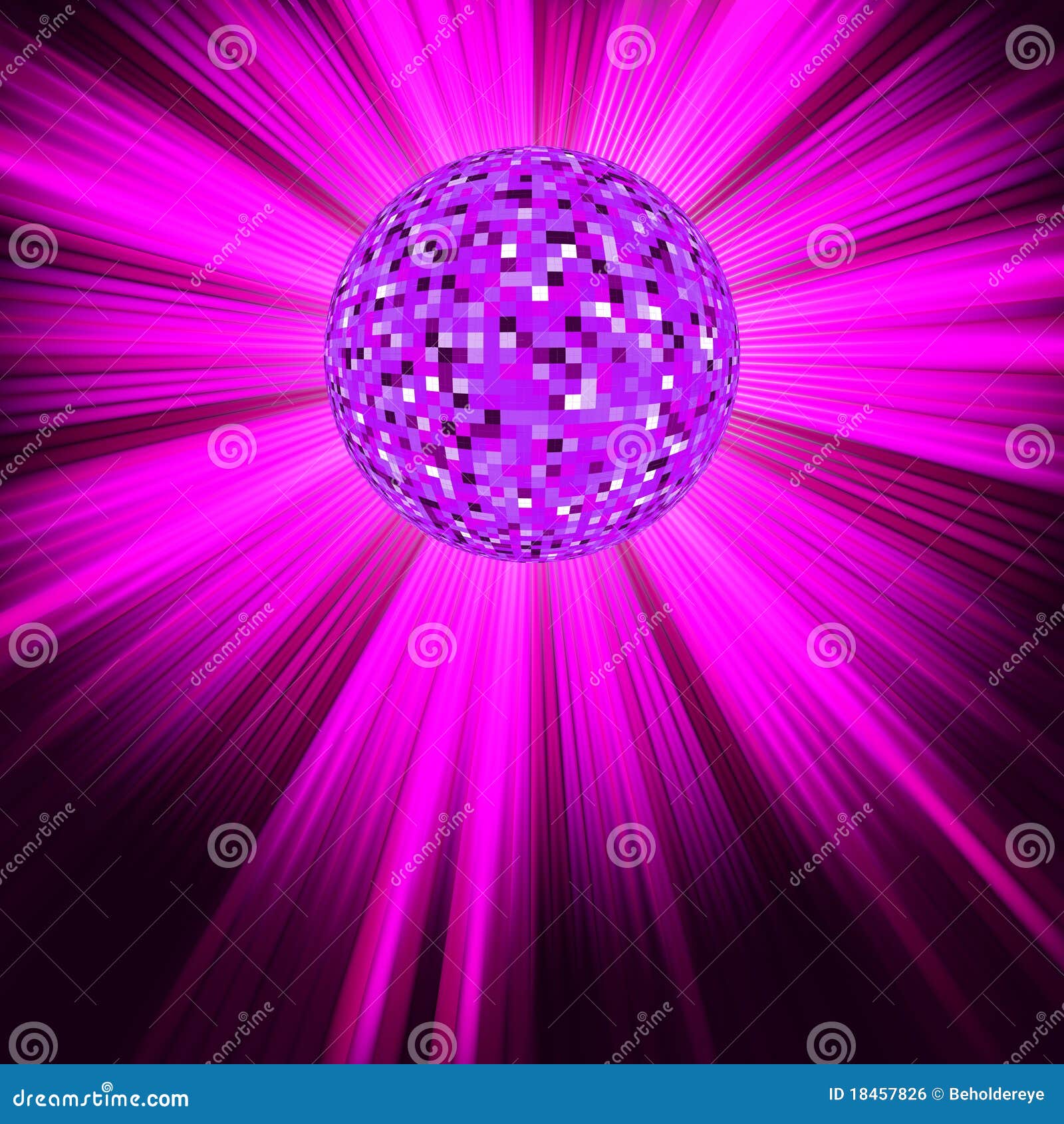 Party Banner with Disco Ball. EPS 8 Stock Vector - Illustration of ...